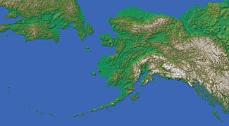 USA Relief Map Collection Catalog - State of Alaska
