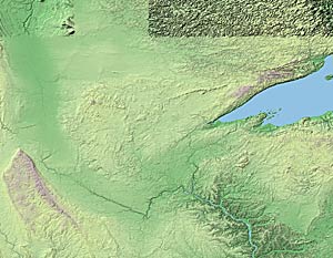 USA Relief Map Collection Catalog - State of Minnesota