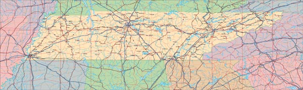 US State Illustrator EPS Vector Map Catalog – Detail Map of the State ...