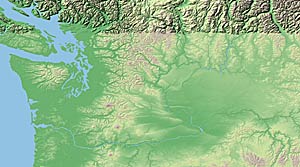 USA Relief Map Collection Catalog - State of Washington